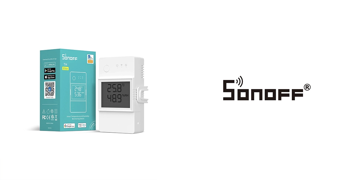 Sonoff TH Elite Temperature and Humidity Monitoring Switch 16A ...